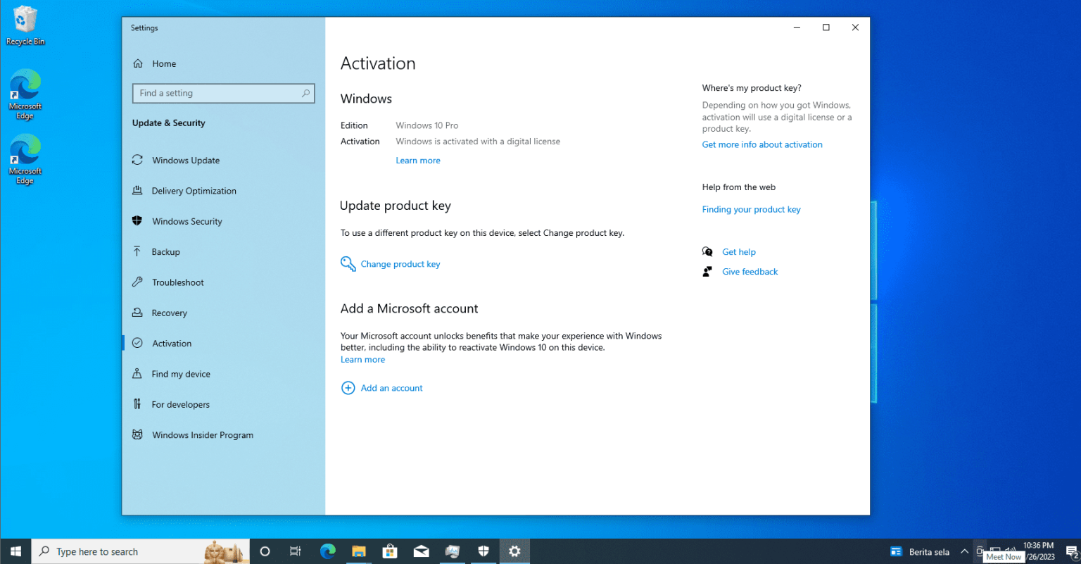 Activator Windows 10 Professional - KMS Auto Net Activation